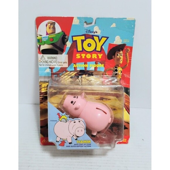 Toys | Vtg 1995 Disney Thinkway Pixar Toy Story Hamm W Pop Up Coin ...